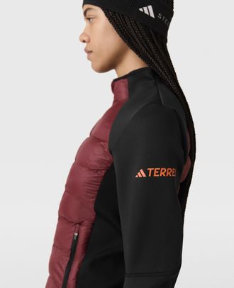 Stella McCartney TERREX TrueNature Midlayer Jacket, Woman, Shadow Red/Black, Size: XXS