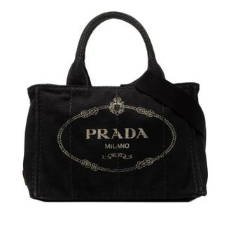 Prada Pre-owned Canvas Satchel - - Pre-owned - Damen - Schwarzk - ONE SIZE