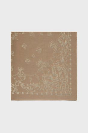 Gerard Darel Grand carr&eacute; imprim&eacute; en coton - DORINE - Vert Kaki