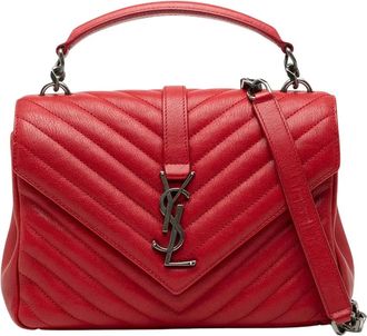 Saint Laurent Sac &agrave; main Pre-owned en cuir - Femme - Pre-owned - Rouge - Taille: ONE Size