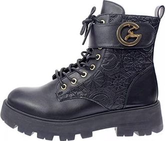 Gattinoni Gattinoni Roma Roma Leroy Femme Chaussures Bottines Teodosia en relief Cuir de Veau/Pu Pinlr1295Wfr Noir, Noir, 39 EU