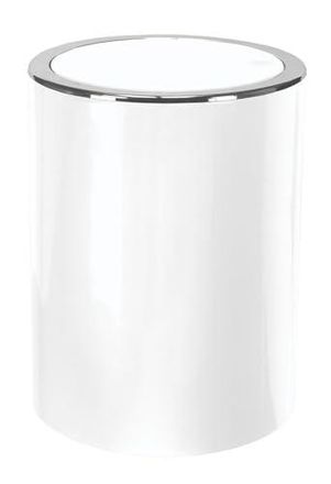 Kleine Wolke Kosmetikeimer Clap, ABS, Schneewei&szlig;, 5 Liter