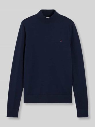 Tommy Hilfiger Slim Fit Langarmshirt mit Mock Neck