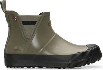 Viking Unisex Ekeberg Rain Boot, Olive/Black, 40 EU