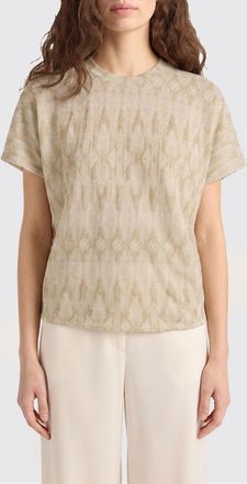 Momoni T-Shirt Femme couleur Beige