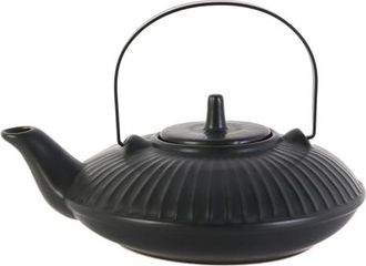 The Home Deco Factory Ka4554 - Theiere Chan Keramik, 60 ml, Schwarz