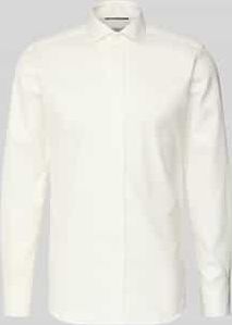 Eterna Slim Fit Business-Hemd mit verdeckter Knopfleiste