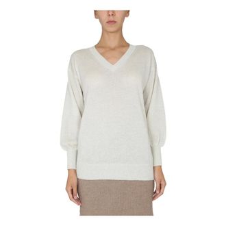 Fabiana Filippi Damen, Strickwaren, Wei&szlig;, MGr&ouml;&szlig;e
