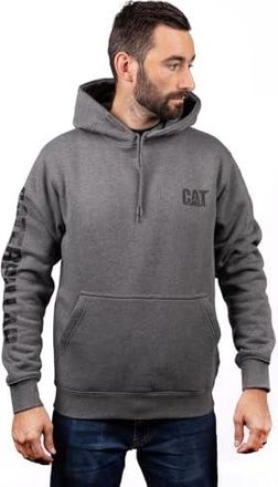 CAT Caterpillar Big and Tall Mens Trademark Banner Hooded Sweatshirt