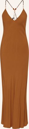BA&SH Ba&Sh Kleid Hany Mit Schmucksteinen braun