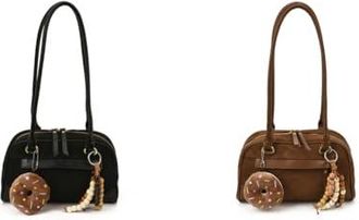 Generic Sac fourre-tout en faux su&egrave;de pour femmes, sac &agrave; bandouli&egrave;re vintage sous les bras, id&eacute;al travail, shopping et voyages