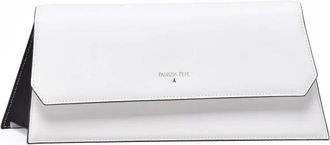 Patrizia Pepe Femme, Sacs, Blanc, Taille: ONE Size Baguette Clutch