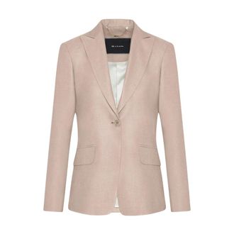 Kiton Seidenmischung Beige Jacke - - Jackets - Damen - Rosa - S