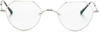 Matsuda Brille mit geometrischem Gestell - Silber