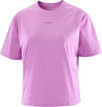 Salomon Femme, Tops, Violet, Taille: 40 FR Trackline T-shirt