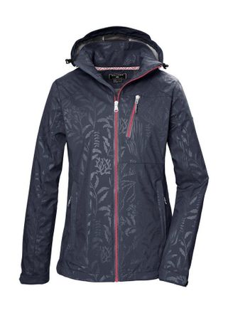Killtec Softshelljacke KOS 122 WMN SFTSHLL JCKT FLORAL Softshelljacke: Wind- und wasserdicht, atmungsaktiv, Kapuze abzippbar