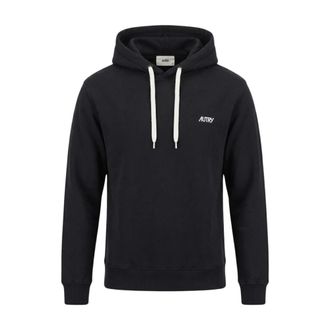 Autry Embroidered Logo Hoodie - - Sweatshirts & Hoodies - Herren - Schwarzk - M