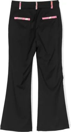 Emilio Pucci Virgin Wool Trousers - Black