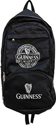 Guinness Sac &agrave; dos pliable Motif St Jamses Gate, Noir, taille unique