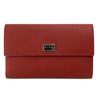 Bulgari Pre-owned Tissu accessoires-de-bureau - Femme - Pre-owned - Rouge - Taille: ONE Size