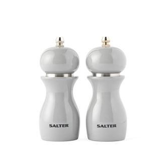 Salter Salter 7613 GYXR Salz & Pfefferm&uuml;hle Set - K&uuml;chenm&uuml;hleset, K&uuml;che salzm&uuml;hle, einstellbar Hartkeramik Schleifmechanismus, feines bis grobes Mahlen, Gew&uuml;
