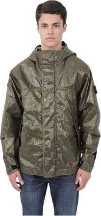 Stone Island Homme, Vestes, Vert, Taille: M Giubbotto C/Int Staccabile