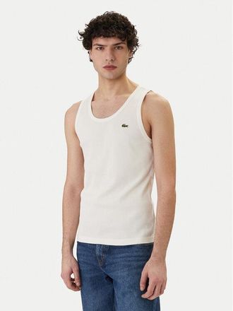 Lacoste Tank-Top TH0030 Wei&szlig; Slim Fit