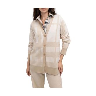 Burberry Nori Cardigan - - Knitwear - Damen - Beige - L