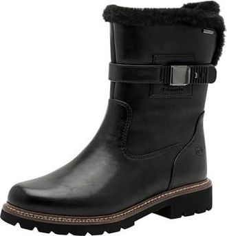 Tamaris Femme Damen WL Boot 1-26817-45 Botte de Neige, Noir, 37 EU