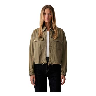 Michael Kors Damen, Jacken, Gr&uuml;n, MGr&ouml;&szlig;e