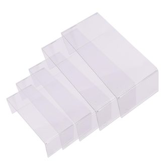 Garneck 5 Stück Teiliges Acryl Schuhhalter U förmiges Display Regal Transparent Groß Verschiedene für Ladentheke Schaufenster Schuhpräsentation Stapelbar Viel