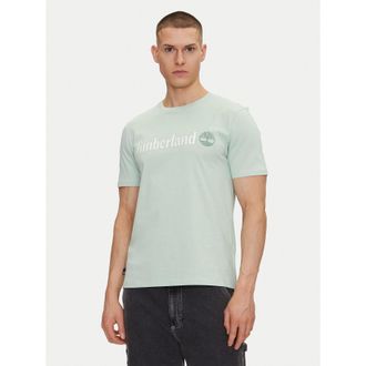Timberland T-Shirt TB0A5UPQ Gr&uuml;n Regular Fit