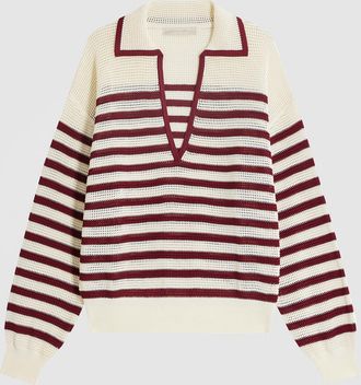 Vanessa Bruno Pull Granville Ivoire/Rouge