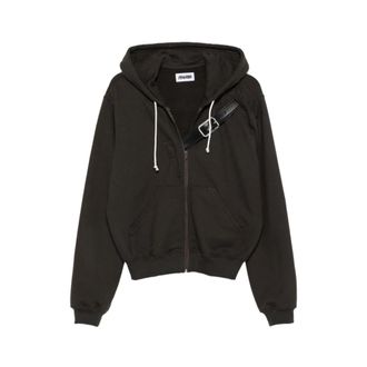 Magliano Rei&szlig;verschluss-Sweatshirt - - Sweatshirts & Hoodies - Herren - Braun - XL