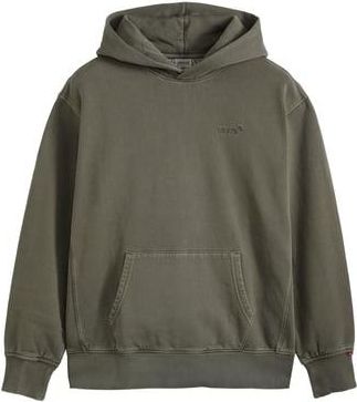 Levi's Sweat droit &agrave; capuche en coton m&eacute;lang&eacute;