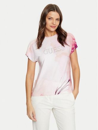 Guess T-Shirt W5RI09 K68D2 Rosa Regular Fit