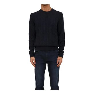 HUGO BOSS H Hetico Rundhals-Pullover - - Knitwear - Herren - Blau - XL