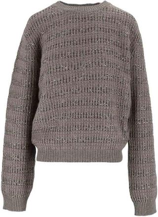 Fabiana Filippi Pull Col Rond - Beige