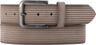 Lindenmann Herren G&uuml;rtel beige Nubuk