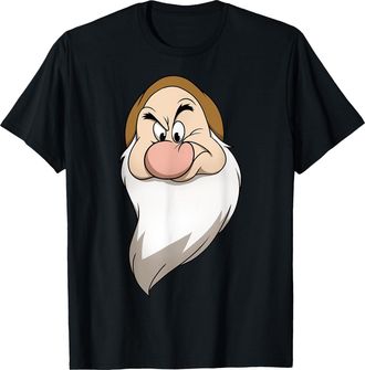 Disney Snow White And The Seven Dwarfs Grumpy Big Face T-Shirt