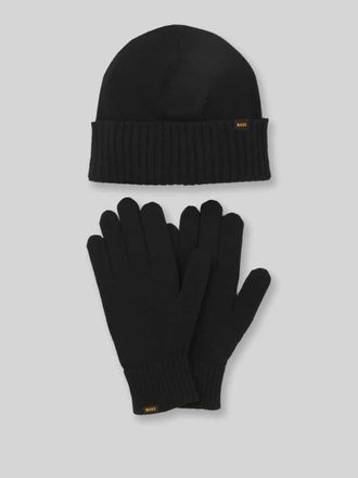 HUGO BOSS Handschuhe Kalipso_SET mit Logo-Detail im 2er-Pack