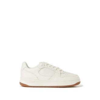 Lacoste Baskets unies en cuir m&eacute;lang&eacute;