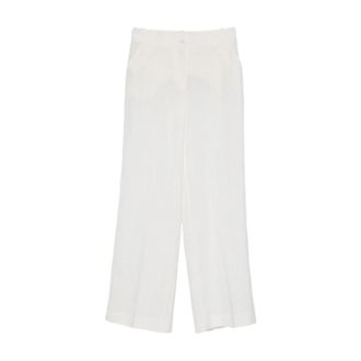 P.A.R.O.S.H. Rania Hose - - Trousers - Damen - Wei&szlig; - L