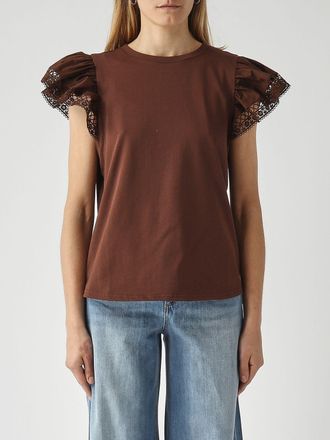 Twinset T-Shirt Damen Farbe Kaffee Braun
