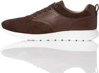 Find. FIND Hybrid Suede, Herren Sneaker, Braun (Brown Brown), 42 EU (8 UK)