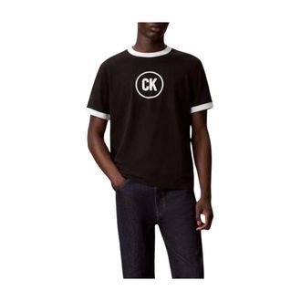 Calvin Klein Jeans Herren, Oberteile, Schwarzk, LGr&ouml;&szlig;e