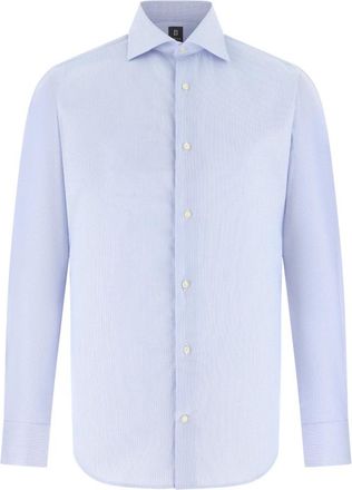 Boggi Milano Homme, Chemises, Bleu, Taille: XS Chemise Infroissable Ultime
