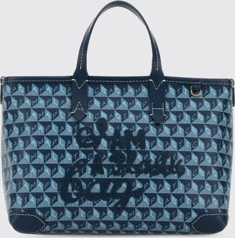 Anya Hindmarch Sac &agrave; Main ANYA HINDMARCH Femme couleur Bleu P&eacute;trole