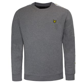Lyle & Scott Taped Herren Pullover Grau