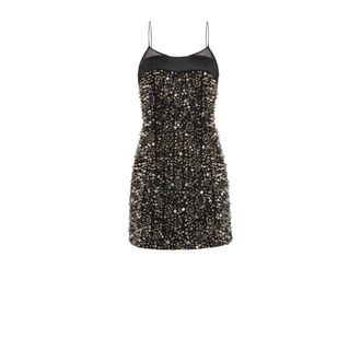 John Richmond Kurzes Kleid mit Dekorativen Applikationen - - Dresses - Damen - Schwarzk - XS